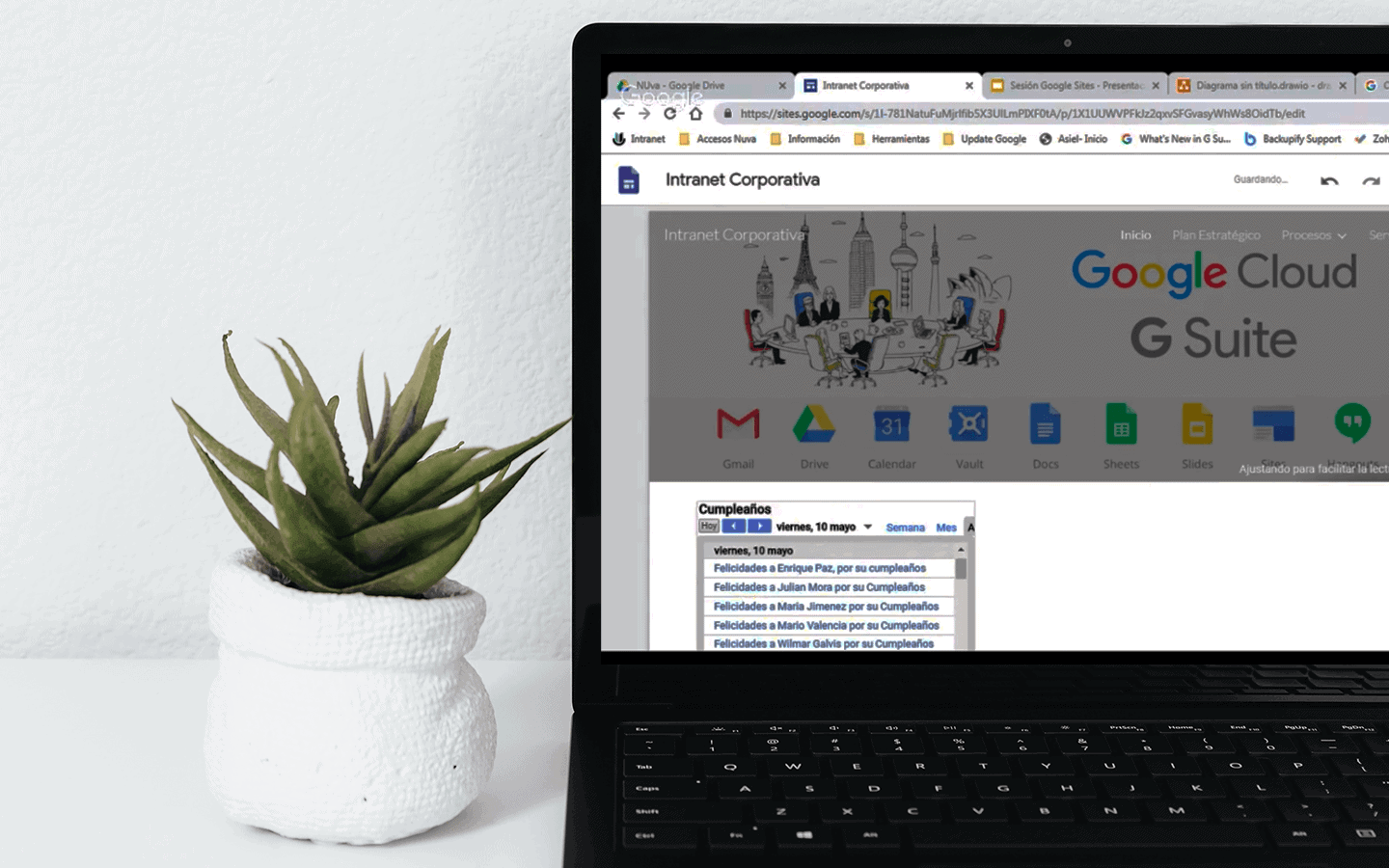 Google Sites, casos de uso Intranet